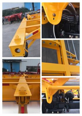 중국 CIMC 차량 품질 제품 공장 3 축 골격 반 트레일러 판매용