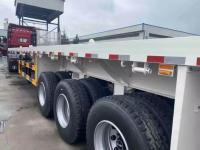 China CIMC 40/45ft Steel 4Axle Oversized Containerized Cargo Extendable Flatbed Trailers for sale