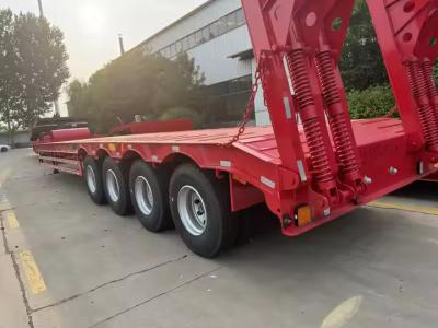 China CIMC 3/4 Assen Stevig staal zwaar vervoer Lengte van 10 tot 20 m Halve aanhangwagen Te koop