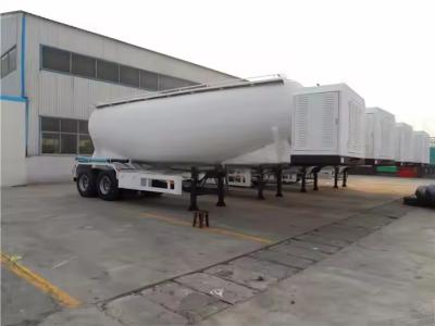 중국 CIMC 2/3 축 단일 칸 V형 40-60 T 건조 플라이 애쉬 파우더 대용량 시멘트 탱커 반 트럭 판매용