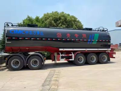 中国 CIMC 3軸 炭素鋼 40KL 36cbms 舗装 石油 アスファルト ビートム パームオイル 燃料タンク 販売のため