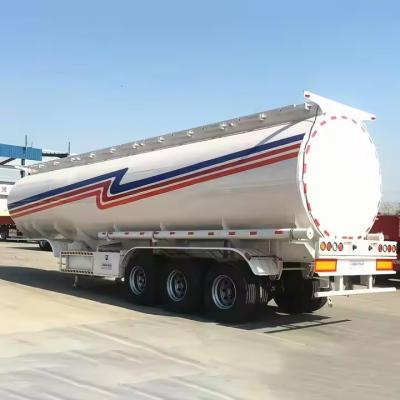 China Fuel Tanker Oil Petrol Fuel Tanker Semi Truck Trailer 40000 45000 Liters Semi-trailer High Strength Steel 70tons for sale