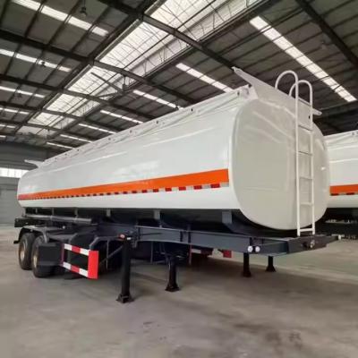 China Fuel Tanker Oil Petrol Fuel Tanker Semi Truck Trailer 40000 45000 Liters Semi-trailer High Strength Steel 70tons for sale