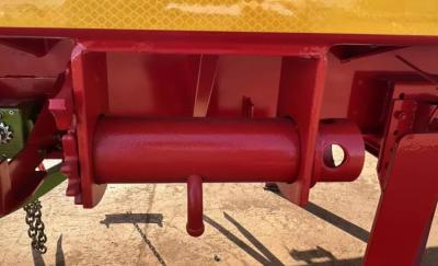 China China 3 Axle 20ft 40ft Container Trailer Cargo Flat Bed Flatbed Semi Trailer With Container Lock for sale