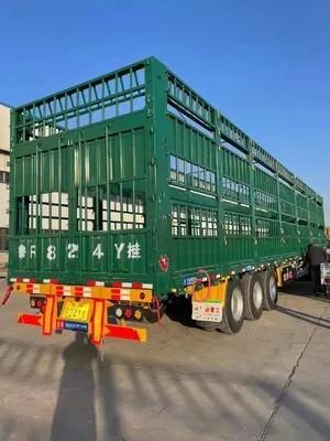 Cina Semirimorchio per trasporto bestiame e pollame a due piani con portata massima di 30000 kg, 3/4 assi in vendita