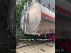 réservoir de carburant en alliage d'aluminium à 3 essieux semi-remorque