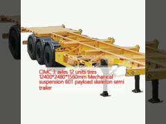 4 Assen 36-40 kubieke meter Achterste zware materialen dragen Zand, steen, erts, steen, dumptruck Halve aanhangwagens