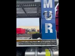 car transport semi-trailer double decker transport vehicle with air suspension
