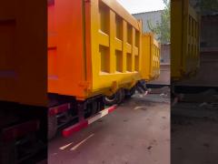 Howo Brand 6x4 Dump Truck 375 Horsepower Manual Transmission Diesel Fuel New Condition For Construction In Africa