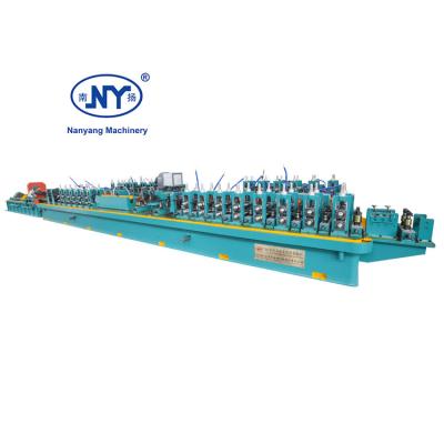 China Nanyang High Speed ERW Metal Carbon Steel Pipe Round Tube Mill Machine for Construction and Energy Mining Requirements for sale