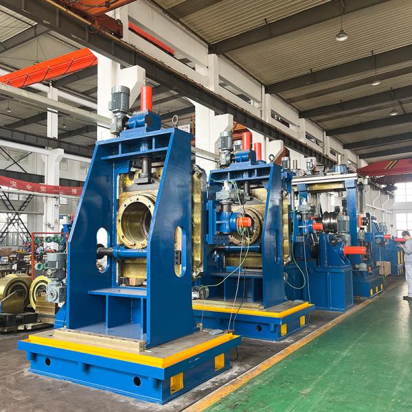 Quality Automatic Weld Tube Mill Round Square Pipe Roll Forming Machine for Construction Works for sale