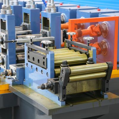 China 7m*1.2m*1.1m Nanyang Erw Square Steel Tube Mill Line Pipe Making Machinery for Round Pipe Shape for sale