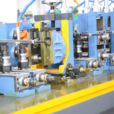 China 7m*1.2m*1.1m Nanyang Erw Square Steel Tube Mill Line Pipe Making Machinery for Round Pipe Shape for sale