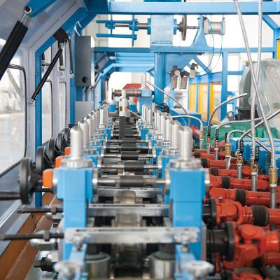 China Building Material Shops Duct Making Tube Mill Pipe Forming Machine with 8-51MM Diameter Range and Electrical Drive System for sale