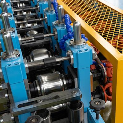 China Nanyang High Speed High Yield Tube Making Machine Metal Carbon Steel Erw Pipe Mill Line with 100KW High Frequency Power for sale