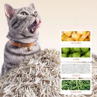 China Biodegradable Flushable Tofu Cat Litter Low Dust Pretty Litter Flushable for sale