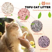 China Customizable Biodegradable Cat Litter Flushable Soy Kitty Litter for sale
