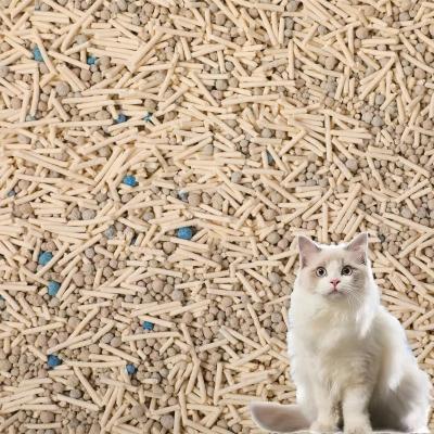 Cina Dia 1,5 mm Premium Cat Litter misto Tofu Bianco Bentonite Cat Litter in vendita