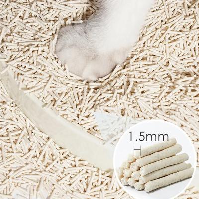 Cina Grandi assorbimenti di lettiera di gattini sabbia biodegradabile, liquidabile, agglomerata lettiera di gattini in vendita