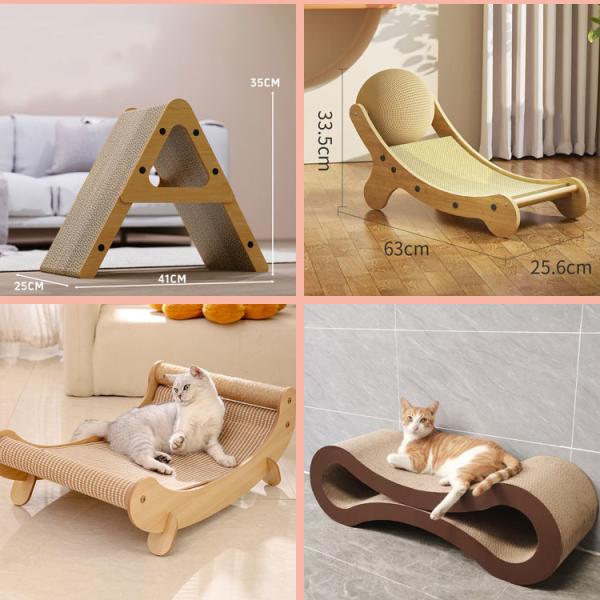 カーブ コンフォート ラウンジ 猫 掻き板 超サイズ 猫 掻き板 大型