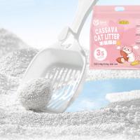 Quality High Quality Custom Cassava Cat Litter Eco-Friendly Strong Clumping Natural Sand for sale