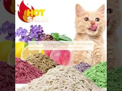 Langdurig kattenvuil op basis van tofu 3-15 mm lang gemaakt met natuurlijke en veilige ingrediënten