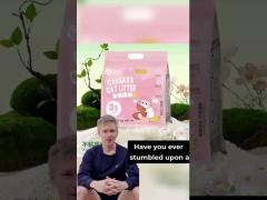 Wholesale Price Tapioca Cat Litter Quick clumping Environmentally Friendly 100% Non-Toxic Customizable Flavors Soft Cat Litter Bulk Buy Clumping Cat Litter Less Dust from Food-Grade