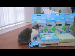 Custom Logo Dust Free Superior Clumping Tofu Cat Litter with Various Flavors