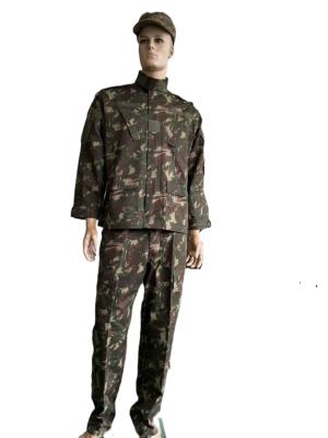 China Brazilië ACU Woodland Camo Militair Uniform Polyester Katoen Unisex Te koop