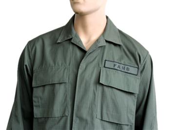 Cina Uniforme militare BDU Ripstop in poliestere e cotone, verde militare, taglie XS-3XL in vendita