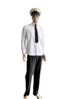 China Customizable Security Guard Uniform Set - 65% Polyester 35% Cotton Blend, 1.5kg Weight, XS-4XL Sizes for sale