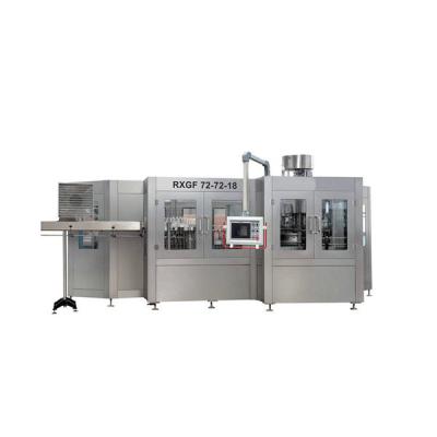 China Flavor Water Hot Filling Machine With 28000 Bottles Per Hour for sale