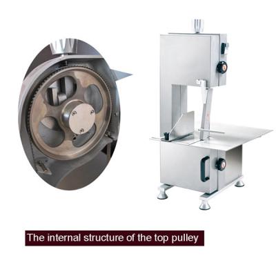 China Manual Frozen Meat Bone Band Saw Cutting Machine for sale