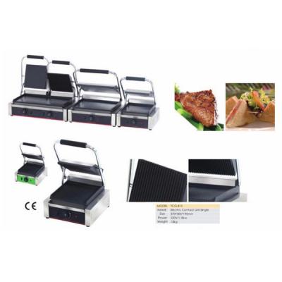 China .Big Electric Full Grooved Sandwich Contact Grill with CE Certificate for sale