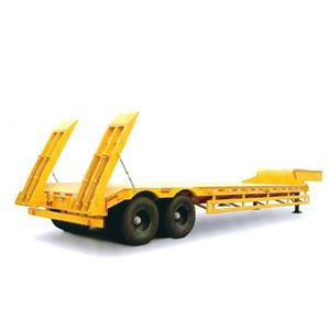 China Low Flatbed Semi-Trailer for sale