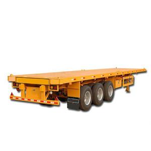 China 2axles flatbed semi-trailer for sale