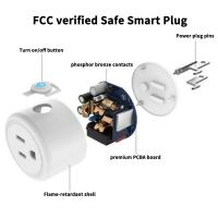China Tuya 10A Wifi Smart Plug Socket for sale