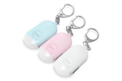中国 個人的なkeychain警報防衛女性の反攻撃の強姦130dbは軽火器を導いた 販売のため
