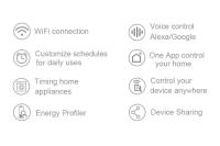 China White PC ABS 16A Smart Wifi Plug Socket With CE RoHS Certification for sale
