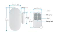 China Door Sensor Window Door Magnetic Sensor Alarm Security Safety for sale