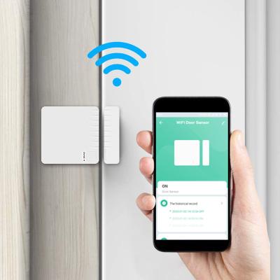 Cina Allarme domestico del sensore del sensore del contatto della finestra del sensore della porta del FCC ROHS WiFi in vendita