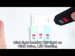 子供の女性のための充電電池150mAhのサイレン警報Keychain 130DB
