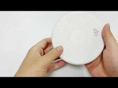 White High Accurate Electrochemical Sensor Smoke Detection Alarm