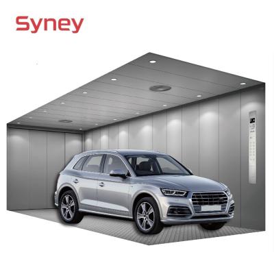 China China Trustworthy Factory 5000kg Hairline Stainless Steel Cargo Warehouse Parking Car Lift for sale