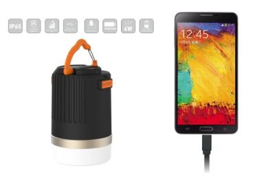 China Waterproof Portable LED Camping Lantern Flashlights And High Capacity Power Bank for sale