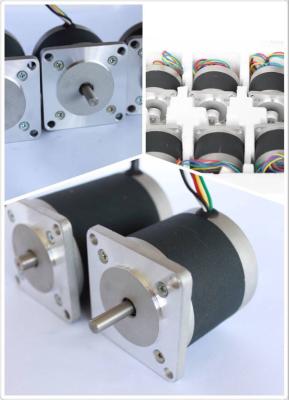 China Round 86mm Four Phase Nema Stepper Motor With 6 / 8 Lead Wire for sale