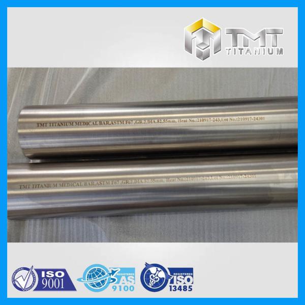 Quality ASTM F67/ISO5832-2 GR.2 FOR MEDICAL BAR for sale