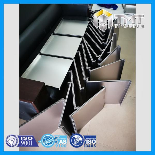 Quality 90° BEND SHEET GR.1/GR.2 ASTM B265 for sale