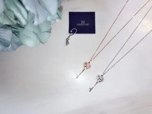 Cina 18K oro di marca gioielleria d'argento cuore lucchetto collana chiave pendente in vendita