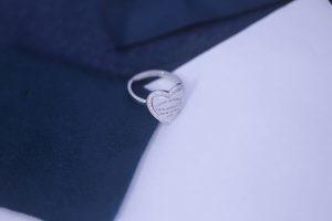 Quality Tarnish Free 925 Sterling Silver Rings Jewelry Stamped Rhodium Plating for sale